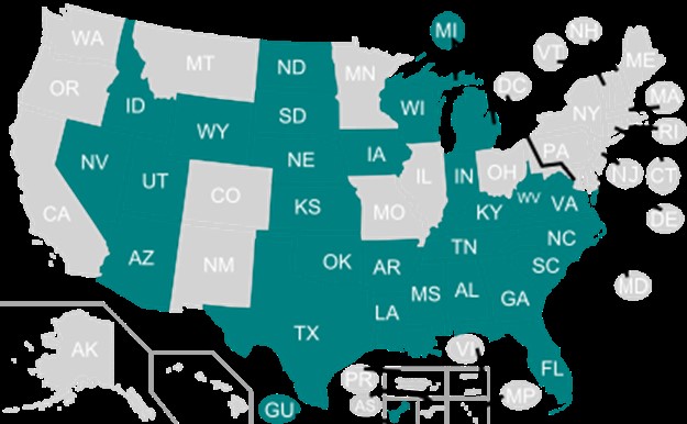 map – Missouri Senate – 2019