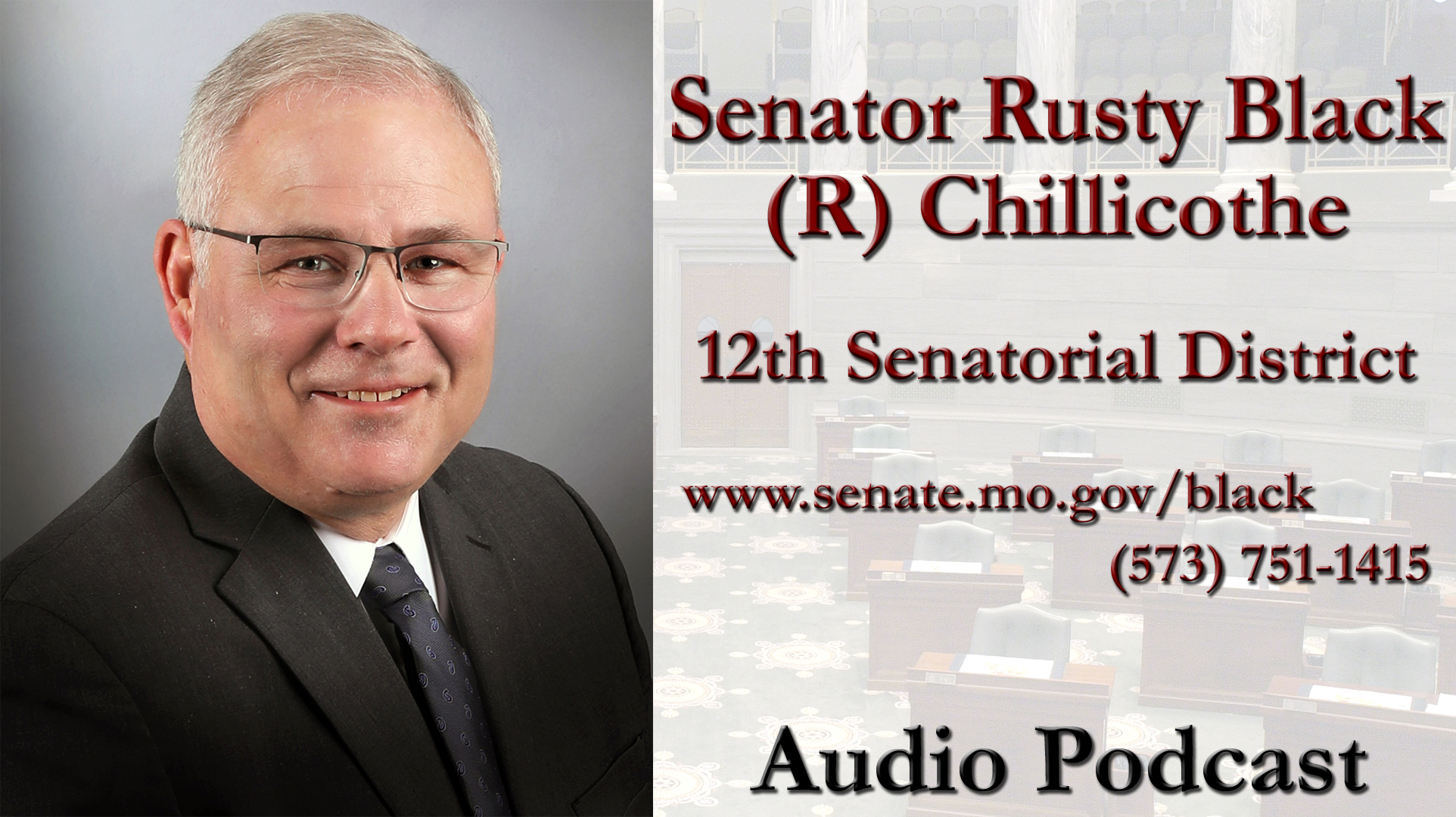 Audio: Sen. Rusty Black's Podcast for the Week of Jan. 6, 2025